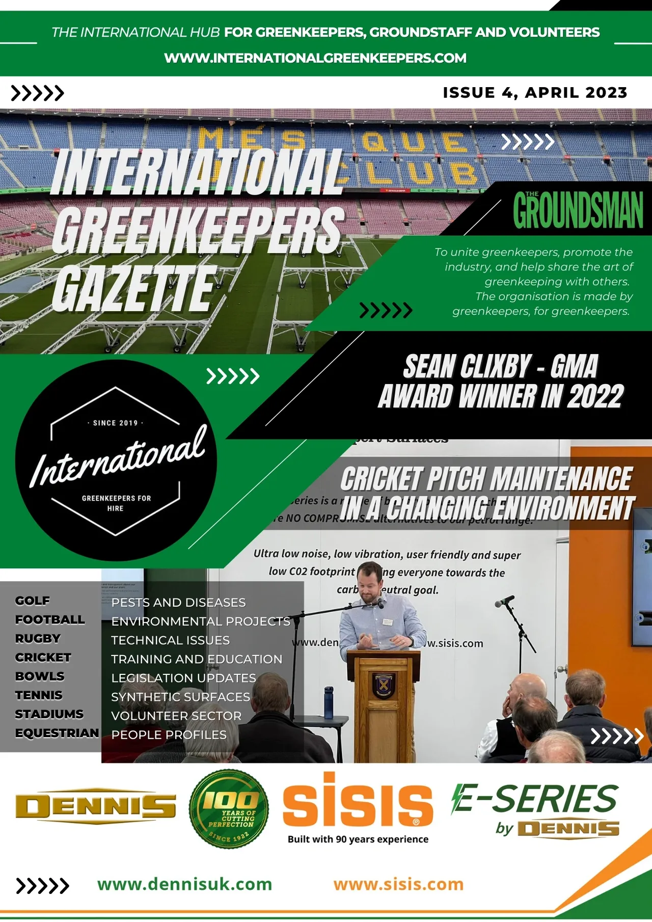 Magazine 4th Edition - International Greenkeepers For Hire